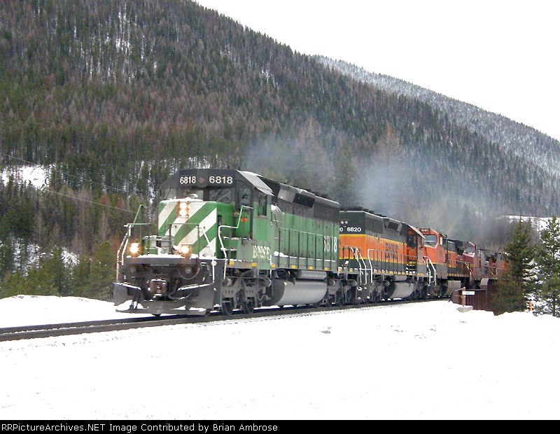 BNSF 6818 East
